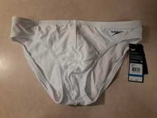 Speedo Men's Swim Briefs White Swimwear for sale | eBay
