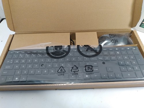 HP USB Wired Keyboard & Mouse Bundle TPC-C003K & C002M. Black, Slim | eBay