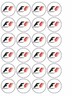 24 x 4.5cm FORMULA 1 EDIBLE WAFER PAPER CUPCAKE TOPPERS | eBay
