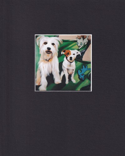 8X10" Matted Print Graffiti Street Art Picture: by Smirk (Dogs) | eBay