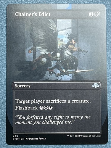 MTG Chainer's Edict (Borderless) Dominaria Remastered DMR NM | eBay