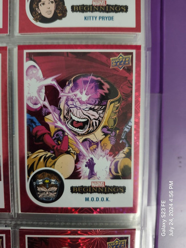 Marvel Trading Card Beginnings Supernova Modok | eBay