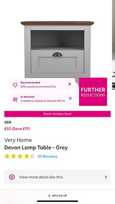 Lamp Table With Drawer for sale | eBay