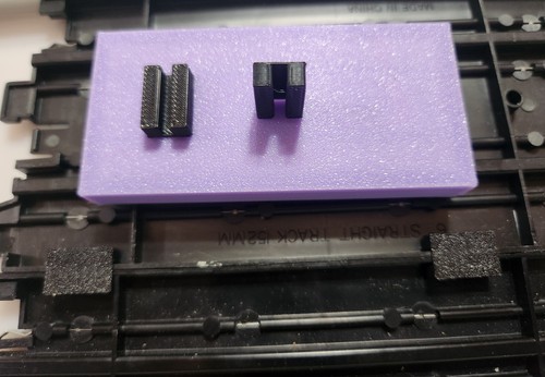 AFX Tomy 4 lane track clips; 22 Pieces for 2 lane to 4 lane set up. | eBay