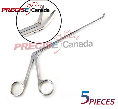 SET OF 5 CUSHING PITUITARY RONGEURS 6" 4MM (UP) ENT SURGICAL ...