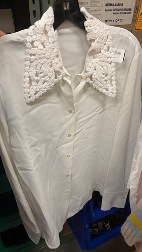 jil sander Blouse Tag Price $1,000 plus Size 36 Small | eBay