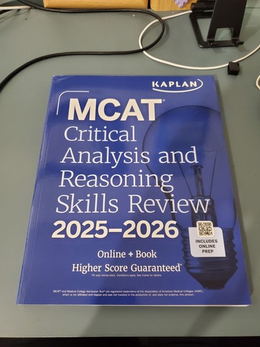 KAPLAN MCAT CARS 2025-2026: Critical Analysis and Reasoning Skills ...