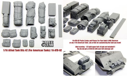 Value Gear 1/16 Allied Tanks Bits for Sherman #2 for Andys HHQ Shemans ...