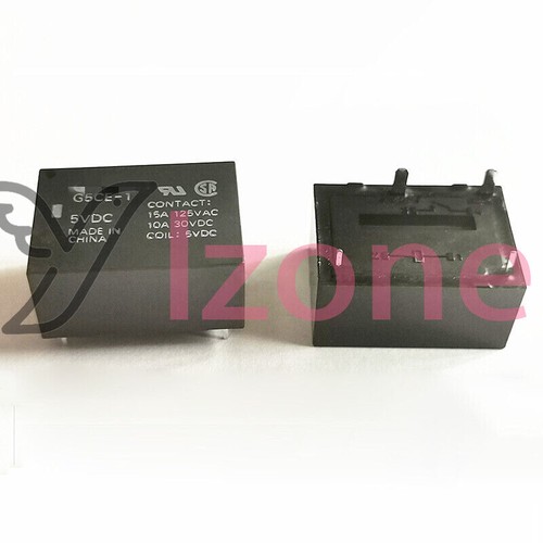 10Pcs G5CE-1 5VDC Power Relay 15A 5VDC 4 Pin~ | eBay