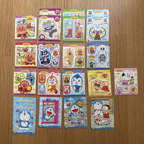 Anpanman & Doraemon Sticker Set, Kawaii Anime Character Collectibles | eBay
