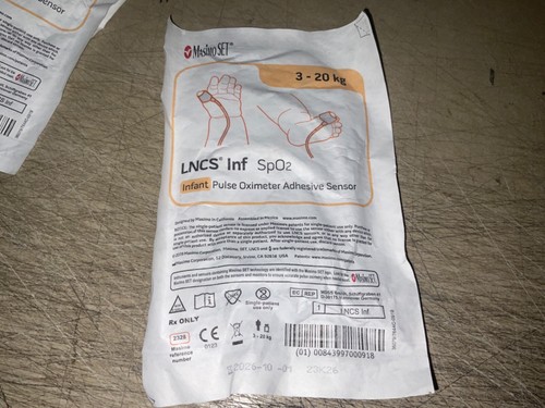 Masimo 2328 LNCS Inf SpO2 Infant Pulse Adhesive Sensor Cable (3-20kg ...