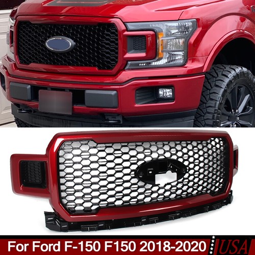 2018-2020 Ford F-150 F150 RR Ruby Red Front Bumper Grille Upper Grill ...