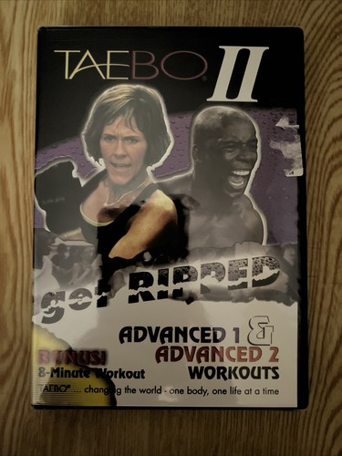 Tae Bo II - Get Ripped - Advanced 1 and Advanced 2 Workouts (DVD, 2001 ...