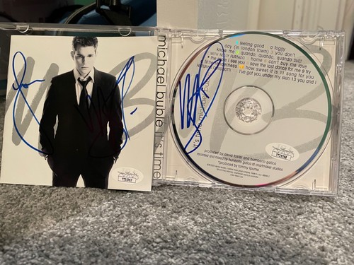 Michael Buble signed JSA COA CD+CD Cover 2 autographs bas psa | eBay
