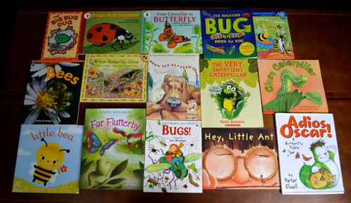 Lot 15 Picture Books about Bugs Insects Spring Caterpillars Teacher ...