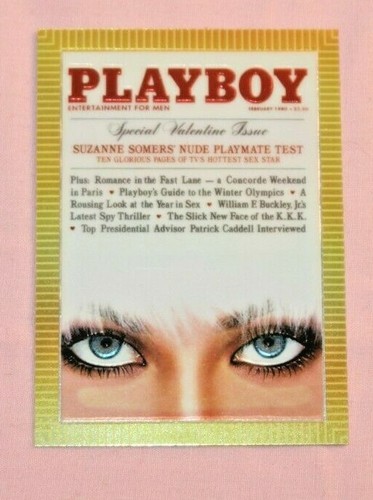 CANDICE COLLINS 1995 PLAYBOY CHROMIUM COVER CARD EDITION 1 #59 FEBRUARY ...