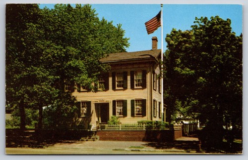 Abraham Lincoln's Home Springfield Vintage Postcard Illinois | eBay