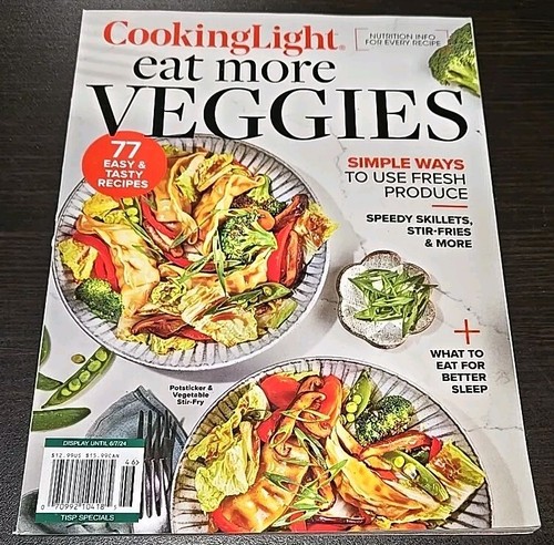 Cooking Light Eat More Veggies Magazine 77 Easy Recipies | eBay