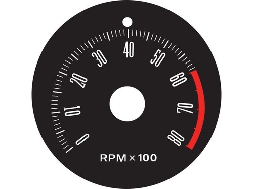 Ford Falcon Late XW XY GT Tacho 8000 Rpm Decal | eBay Australia