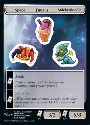 MTG Unfinity Sticker Sheet - Space / Fungus / Snickerdoodle #029 | eBay
