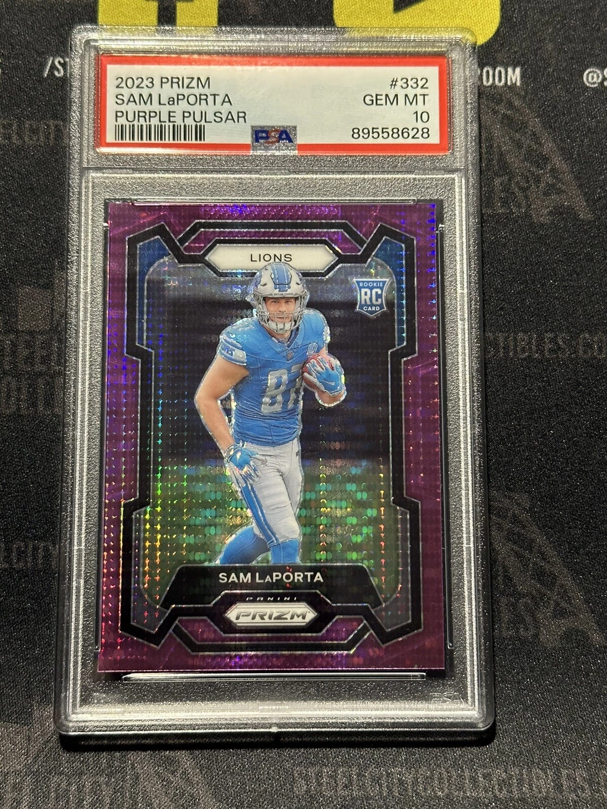 Sam LaPorta 2023 Prizm #332 Purple Pulsar Price Guide - Sports Card ...