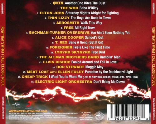 NOW THAT'S WHAT I CALL CLASSIC ROCK / VARIOUS NEW CD 196587250928| eBay