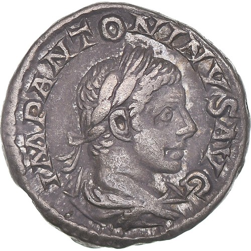 [#1170398] Coin, Elagabalus, Denarius, 219, Rome, AU(50-53), Silver ...