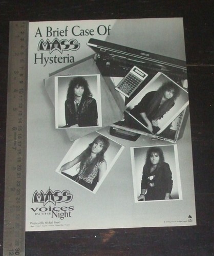 MASS Gary Asquith | Mick Allen AD original ONE magazine page PHOTO ...