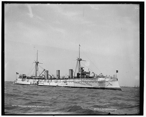 Kaiserin Augusta,German Navy,ceremonies,Columbian Naval Review,parades ...