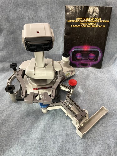 Nintendo NES R.O.B. Rob the Robot-Robotic Operating Buddy - Tested and ...