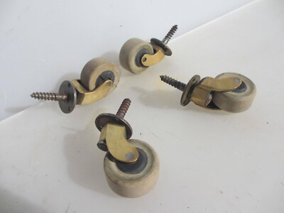 Vintage Castor Wheels in Antique Hardware & Home Antiques for sale | eBay