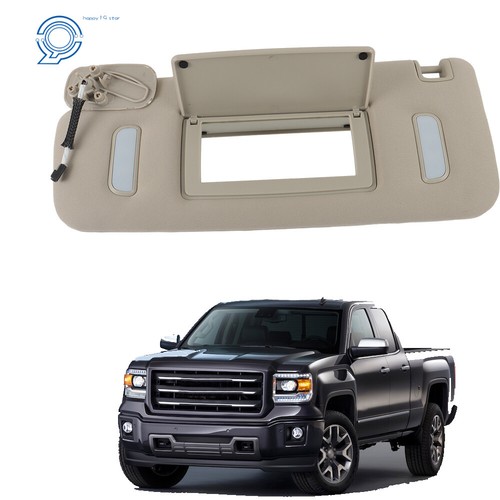For Silverado Sierra Tahoe Yukon 2007-2014 Driver Left Side Sun Visor ...