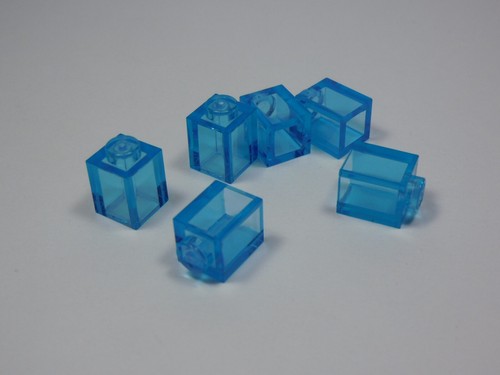 LEGO Lot of 6 Trans Light Blue 1x1 Bricks E9 | eBay