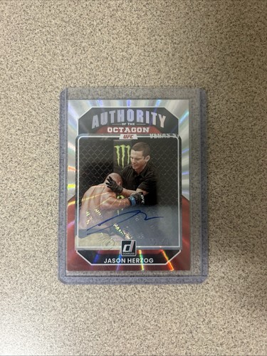 2023 JASON HERZOG DONRUSS UFC AUTHORITY-OF- OCTAGON AUTO-HOLO-72/99 | eBay