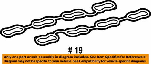 17171-38030 Toyota Gasket, intake manifold to head, no.1 1717138030 ...