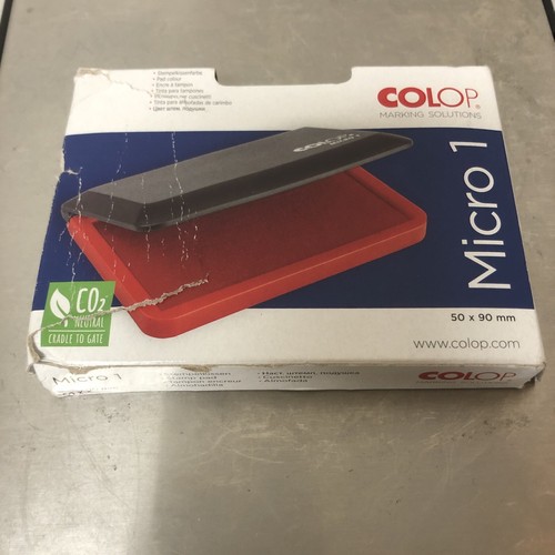 Colop Micro 1 Ink Pad Black 50x90mm Stamp Pad | eBay