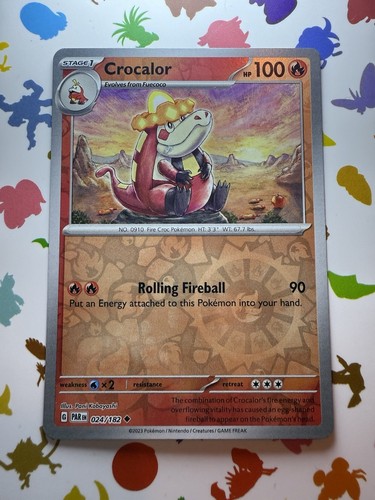 Pokémon TCG Crocalor Paradox Rift 024/182 Reverse Holo Uncommon | eBay