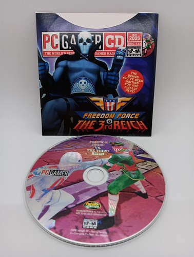 PC Gamer Demo Disc 7.53 May 2005 Freedom Force vs The 3rd Reich | eBay