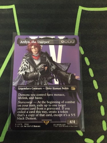 MTG Magic The Gathering Ardyn, The Usurper FIN 379 Rare Borderless ...