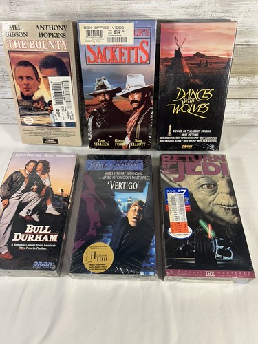 Lot Of 6 New, Unopened VHS Tapes | eBay