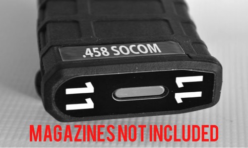 .458 SOCOM MAG STICKERS fits MAGPUL PMAG 30 GEN M3 MAGS WHITE NUMBERS 7 ...