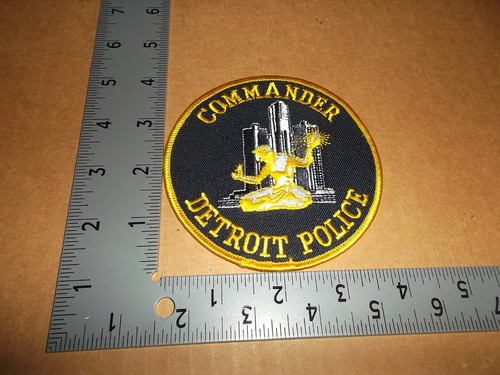 Detroit Police Commander Patch~Michigan~MI~Brand New~ | eBay