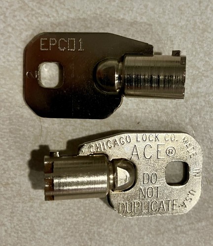 Epco 1 Barrel Key Chicago Lock Co. Made In USA | eBay