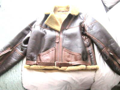 Mens Sheepskin Flying Jacket for sale | eBay