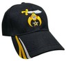Shriners Baseball Cap Black Shriner Hat Sphinx Crescent Scimitar ...