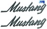 1969 1970 1971 1972 1973 69-73 Ford Mustang Fender Trunk Script Emblem ...