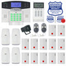 WIRELESS HOME SECURITY SYSTEM LCD BURGLAR HOUSE ALARM VOIP PHONE LINE ...