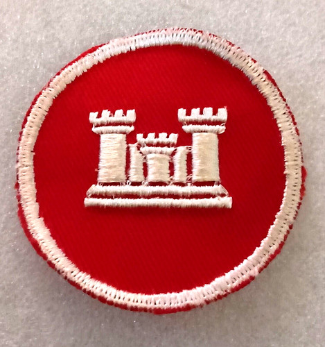 Vtg United States Army Corp of Engineers Castle Insignia Patch NOS New ...