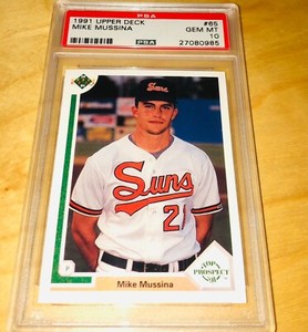 Mike Mussina 1991 Upper Deck #65 Base PSA 10 Price Guide - Sports Card ...
