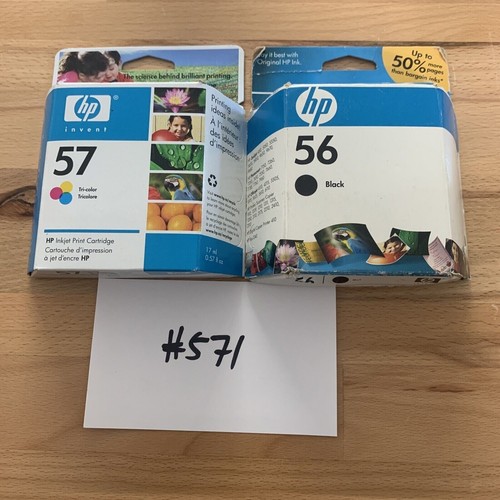 New Genuine HP 56 Black 57 Tricolor 2PK Ink Cartridges, DeskJet 9650 | eBay